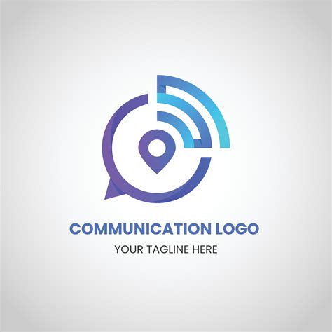 Communication Logo Design Template Vector 14002264 Vector Art At Vecteezy