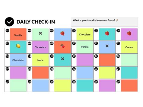 Attendance Check In Template Explain Everything