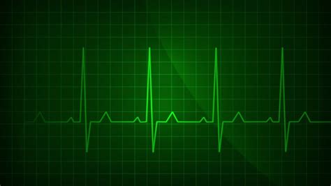 EKG ECG Monitor Electrocardiogram Display Looping Stock Footage Video