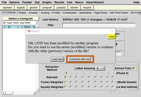 cif文件及精修数据导出（gsas） 知乎