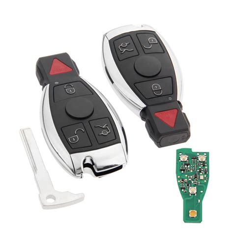 Yetaha 4 Buttons Smart Remote Car Key With Chip 315 MHz For Mercedes