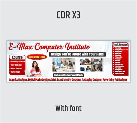 Computer Course Flax Banner Cdr File Archives