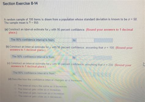 Solved A Random Sample Of 100 Items Is Drawn From A