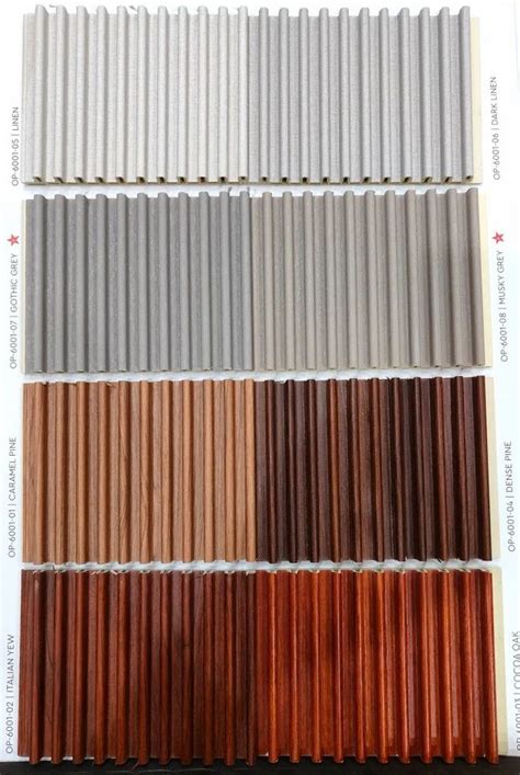 Wpc Fluted Panel Louvers For Residential Thickness 12 Mm At Best