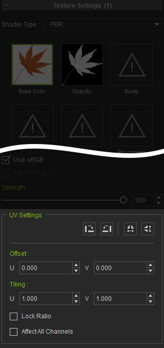 Texture Channel UV Offset And Tiling