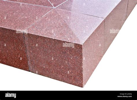 It Is The Isolated Angular Fragment Of A Granite Corner Pedestal For A