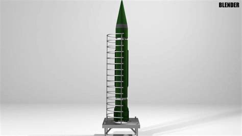 Scud Rocket Missile 3d Model By Faizal3dx