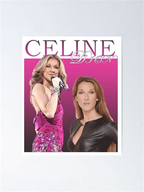 Celine Dion Poster For Sale By Kalicii Redbubble