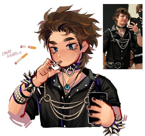 Ranboo And Slimecicle Real Life And 2 More Drawn By Hulatie Danbooru