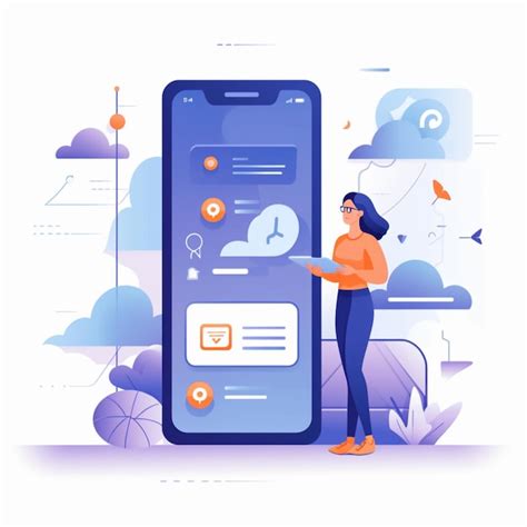 Premium Photo A Female Skilled Mobile App Developer Specializing In