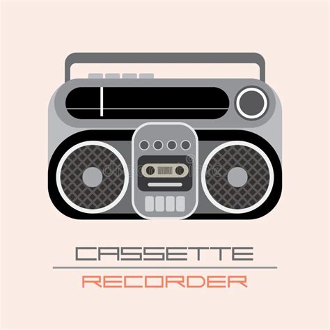 Cassette Recorder Icon Stock Vector Illustration Of Recorder 45735241