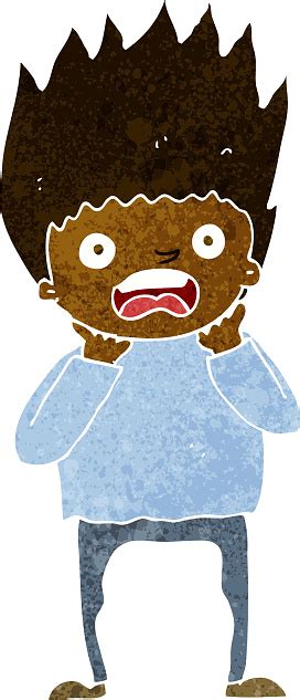 말풍선이 있는 사람 Panicking 겁먹은에 대한 스톡 벡터 아트 및 기타 이미지 겁먹은 낙서 드로잉 남자 Istock