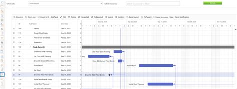 GANTT CHART Construction Management Software Buildlogic