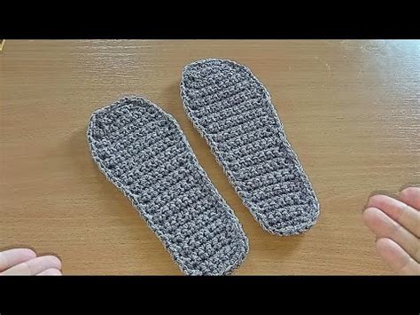 Очень простой вариант стельки или подошвы для тапочек на любой размер ...