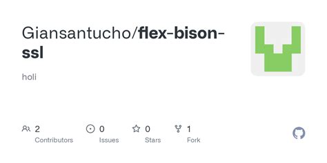 Github Giansantuchoflex Bison Ssl Holi