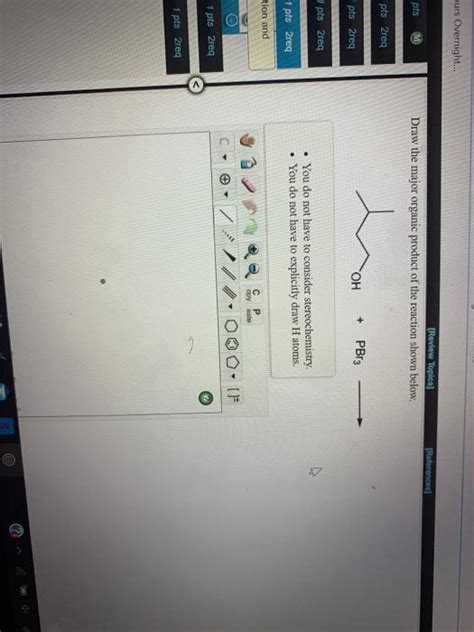 Solved Ours Overnight Review Topica Draw The Major Chegg