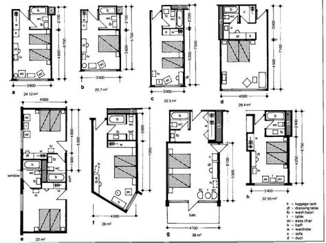 Neufert Ernst Architect S Data Hotel Room Design Plan Hotel Room Design Concept Models