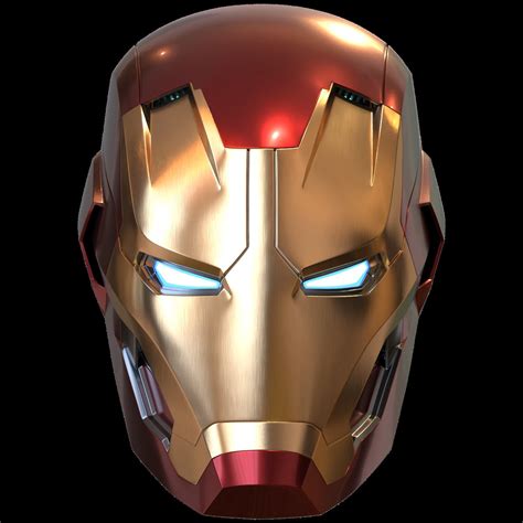 3d Printable Iron Man Mk45 Helmet With Full Inner Details And Motorization Etsy
