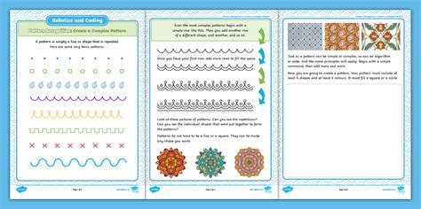 Grade 2 Robotics And Coding Complex Patterns Twinkl