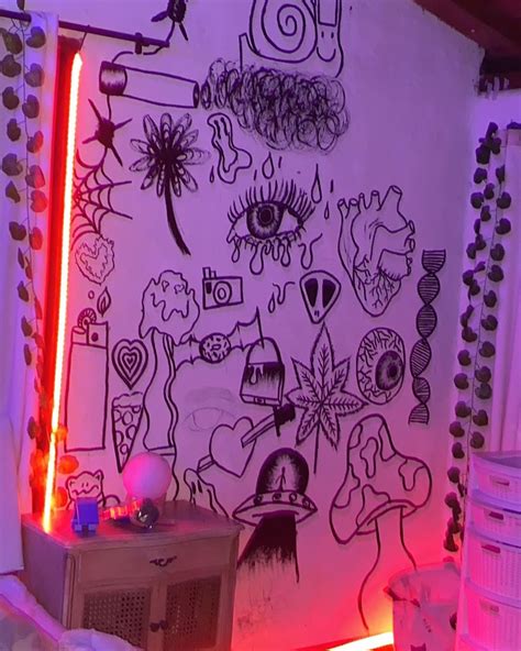 Pared Aesthetic Idéias De Pintura De Parede Desenho De Porta