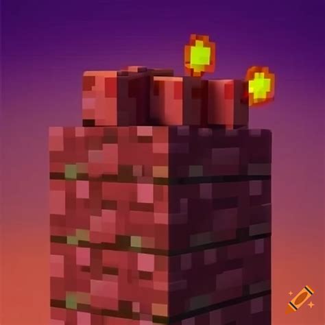 Nether Themed Blocks In A Video Game On Craiyon