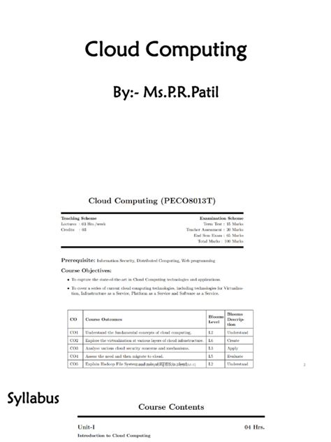 Cc Unit 1 Pdf