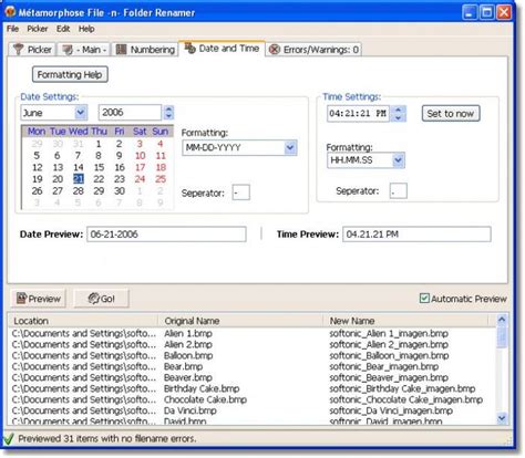 M Tamorphose File N Folder Renamer Descargar