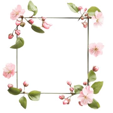 Feminine Png Border Frame Minimal Design Aesthetic Cute Collage PNG Transparent Image And