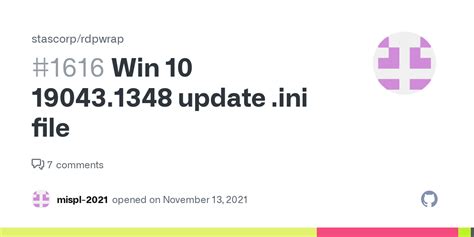 Win Update Ini File Issue Stascorp Rdpwrap