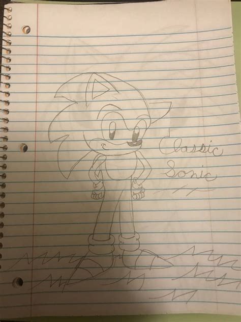 Yet Another Classic Sonic Doodle By Theamazinggman On Deviantart