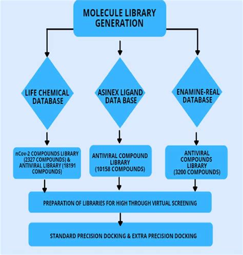 Work Flow Of Molecule Library Generation Download Scientific Diagram