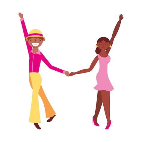 Premium Vector Salsa Dancers Vector