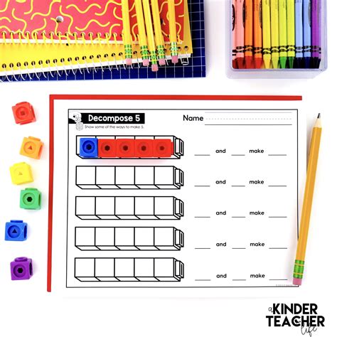 Strategies To Teach Composing And Decomposing Numbers A Kinderteacher Life