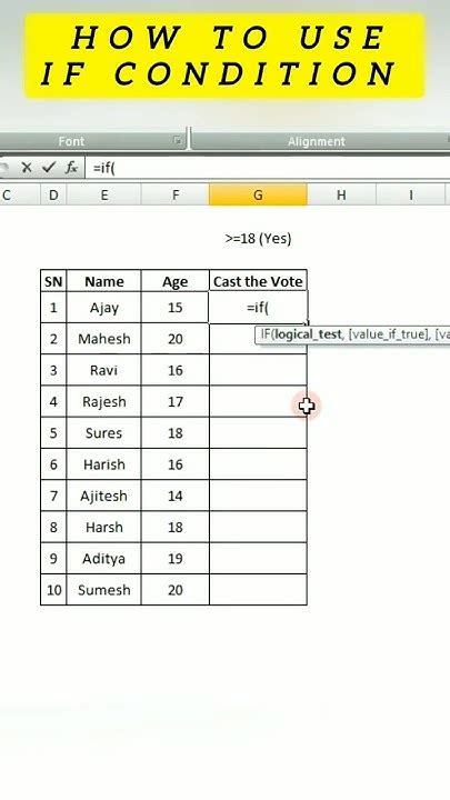 Excel If Formula Use Viral Exceltech Microsoftexcel Shots