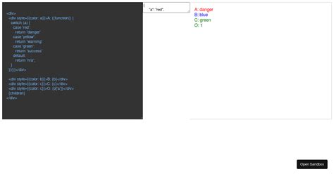 React Live Editor Forked Codesandbox