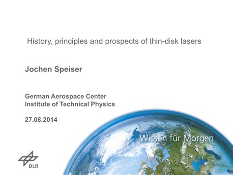 Thin Disk Laser Docslib