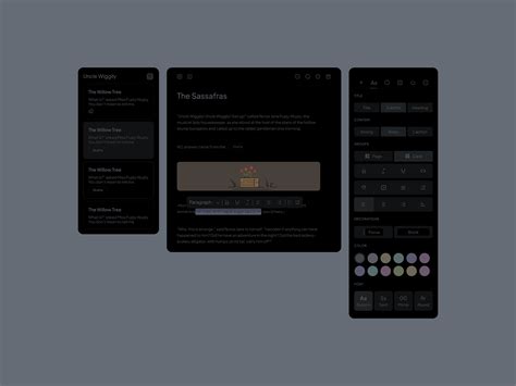 Note Taking Ui Component Feature Organizer Editor Panel By Mufidul