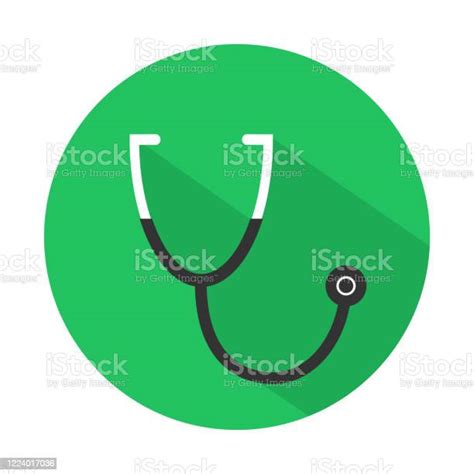 聽診器醫療圖示平面設計向量圖形及更多健保和醫療圖片 健保和醫療 公寓 剪裁圖 Istock