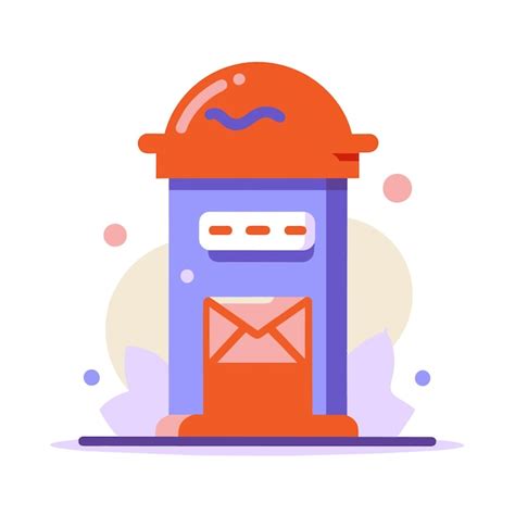 Urban City Life Mailbox Icon Set Premium Ai Generated Vector