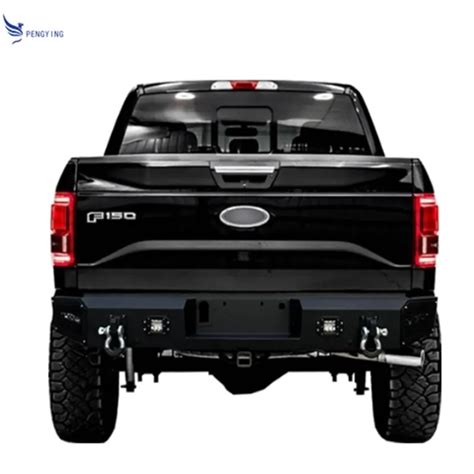 Professional Rear Bumper For Ford F150 With Trailer Hitch With Radar