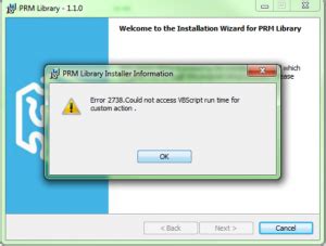 Fix Error Could Not Access Vbscript Runtime For Custom Action