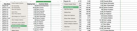 how to freeze protect lock and hide rows or columns in apple numbers