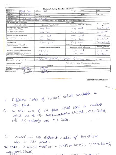 Control Valve Testing Overhauling Pdf