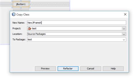 java how to add new class to existing project in netbeans stack overflow