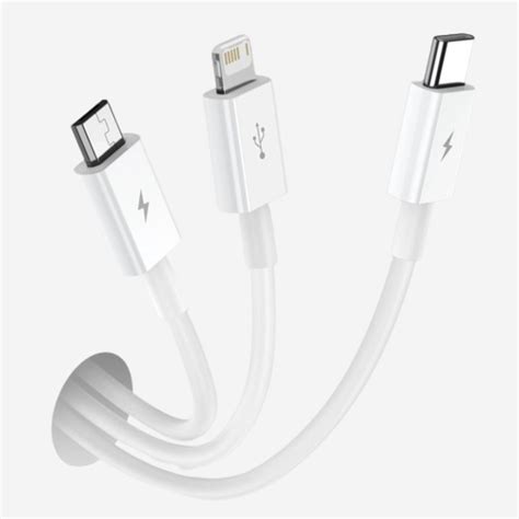 3 In 1 Data Cable 5a Micro Type C Lightening