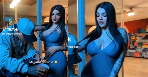 ¿lo Puso Nervioso Karely Ruiz Es Captada Bailándole Sensualmente A