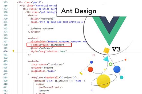 Особенность работы V Model в Vue3 с обычными Html элементами и компонентами библиотеки Ant