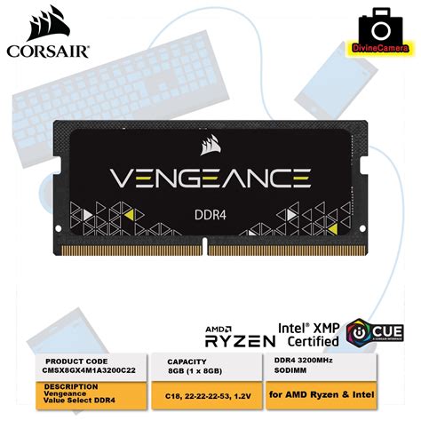 Corsair Vengeance Performance Memory Kit 8gb 16gb 32gb Ddr4 3200 Cl22 Unbuffered Sodimm Memory