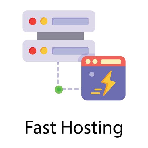 Trendy Fast Hosting 17772369 Vector Art At Vecteezy