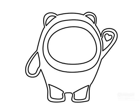 全运会吉祥物简笔画 简笔画图片大全 普车都